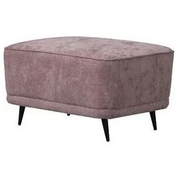 Polsterhocker Home Affaire "Ashly", rosa (ros&eacute;), B:77cm H:46cm T:60cm, 100% Polyester, Hocker, Polsterhocker, in 3 Bezugsvarianten, Boucl&eacute;, Samtoptik und Struktur weich.