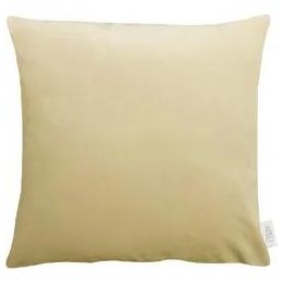 Dekokissen Apelt "Arte" Gr. 1, beige (beige, unifarben), B:45cm L:45cm, Polyester, Dekokissen_Sitzkissen_Kissenh&uuml;llen, Kissenh&uuml;lle mit F&uuml;llung, 1 St&uuml;ck