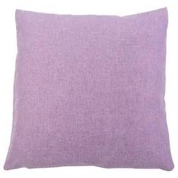 G&ouml;zze Dekokissen G&Ouml;ZZE "Milano", lila (flieder, unifarben), B:40cm L:40cm, Polyester, Dekokissen_Sitzkissen_Kissenh&uuml;llen, mit Rei&szlig;verschluss, Kissenh&uuml;le ohne F&uuml;llung, 2 St&uuml;ck