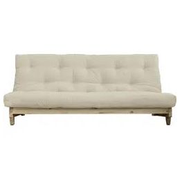 Schlafsofa KARUP DESIGN "Fresh", beige, Gestell natur, Sofas, Schlafsofa, inkl. Futonmatratze