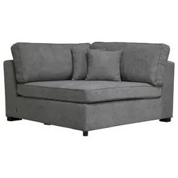 Sofa Home Affaire "Skara XXL", grau (dunkelgrau), B:130cm H:86cm T:130cm, 100% Polyester, Sofas, Sofa-Element, Eckelement zur individuellen Polstergarnitur-Gestaltung
