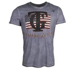 T-Shirt Top Gun "TG20201113", Herren, Gr. 48S, grau (dove), Obermaterial: 100% Baumwolle, Shirts T-Shirt