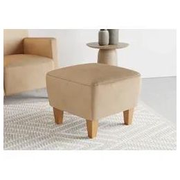 Sit & More Polsterhocker SIT & MORE "Bosse", braun (macchiato), B:56cm H:46cm, Hocker, Polsterhocker