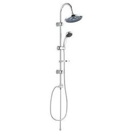 EISL&reg; Brausegarnitur EISL "SOMMERREGEN", grau (chromfarben), H:102cm, Kunststoff, Metall, Brausegarnituren, bis zu 50% Wasserersparnis, Duschsystem mit Regendusche ohne Armatur