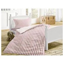 Kinderbettw&auml;sche Irisette "Nora-Kids", rosa, B/L: 100cm x 135cm, 1 Stk., 1 Stk., Mako-Satin, B/L: 60cm x 40cm, 2 Stk., Mako-Satin, Obermaterial: 100% Baumwolle, Bettw&auml;sche, zeitlose Instagram-Blogger-Kollektion