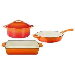 Topf-Set GSW "Orange Shadow", orange, T&ouml;pfe, Induktion