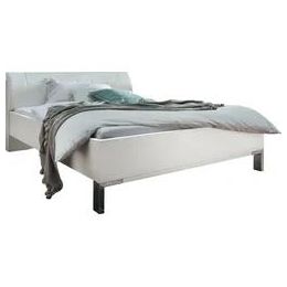Futonbett Wiemann "Monaco, Bettgestell, Bettrahmen, komfortables Polsterkopfteil", wei&szlig;, B:209cm L:218cm, Betten, Futonbett, Polsterkopfteil aus Kunstleder, verschiedene Gr&ouml;&szlig;en, in Komforth&ouml;he