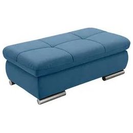 Stauraumhocker "SO 4100", blau (hellblau), B:128cm H:43cm T:68cm, SET ONE BY Musterring, Hocker