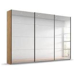 Schwebet&uuml;renschrank Rauch "Kleiderschrank Schrank Garderobe W&auml;scheschrank Ankleide ORACLE", braun (eiche artisan), B:271cm H:210cm T:62cm, Holzwerkstoff, Schr&auml;nke, Schwebet&uuml;renschrank, inkl. Schubladen-Einsatz und extra Einlegeb&ouml;den MADE IN GERMANY