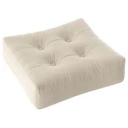 Pouf KARUP DESIGN "More Pouf", beige, B:70cm H:22cm T:70cm, Stoff, Poufs, Pouf