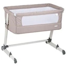 Beistellbett BABYGO "Together, beige", Baby, Gr. Liegefl&auml;che B/L: 48cm x 83cm, kein H&auml;rtegrad, beige, Aluminium, Kunststoff, Polyester, Babybetten, faltbar