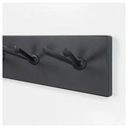 Garderobenhalter SPINDER DESIGN "Pull", schwarz, B:104,5cm H:12,5cm T:10cm, Metall, Garderobenhalter, Metall, Breite 104,5 cm