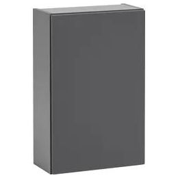 H&auml;ngeschrank Welltime "Lienz", grau (mattgrau), B:40cm H:64cm T:20cm, MDF, Schr&auml;nke, H&auml;ngeschrank