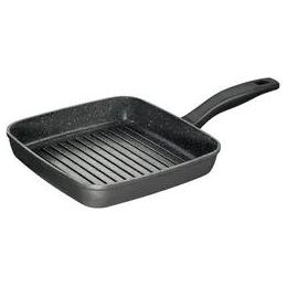 Grillpfanne Stoneline, grau, H:5,5cm &Oslash;:26cm, Pfannen, 26x26 cm, Induktion