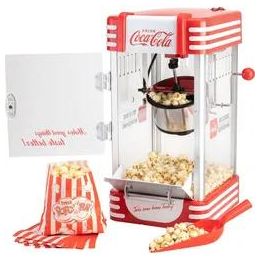 Salco Popcornmaschine "Coca-Cola SNP-27CC", rot, B:24,8cm H:29cm T:49cm, Popcornmaschinen, Gro&szlig;er Zubereitungsbeh&auml;lter von 60 ml mit integriertem Heizsystem