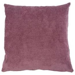 G&ouml;zze Dekokissen G&Ouml;ZZE "Muri", rosa (altrosa, unifarben), B:60cm L:60cm, Obermaterial: 100% Polyester, Dekokissen_Sitzkissen_Kissenh&uuml;llen, in vielen Unifarben