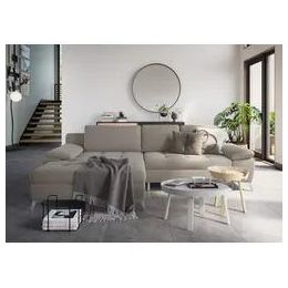Sit & More Ecksofa SIT & MORE "Latigo L-Form", beige, B:290cm T:163cm, Sofas, Ecksofa, mit Mega-Recamiere, wahlweise mit Bettfunktion und Bettkasten