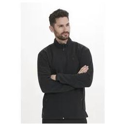 Fleecejacke WHISTLER "Cocoon", Herren, Gr. S, schwarz, 100% Polyester, unifarben, normal, hoch geschlossener Ausschnitt, Jacken Fleecejacke, mit praktischem Tunnelzug