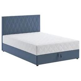 Boxbett "Benita", OTTOs Choice Topseller inkl. Bettkasten", blau (lichtblau), L:207cm, Bezug Bett: 100% Polypropylene;Bezug Matratze: 100% Polyester, ATLANTIC HOME COLLECTION, Komplettbetten, Boxspringbett, erh&auml;ltlich in verschiedenen Gr&ouml;&szlig;en, inkl. Taschen-Federkernmatratze