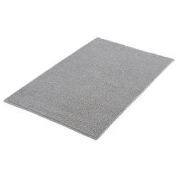 Badematte Kleine Wolke "Chrissy", grau, H:10mm, Baumwolle, Badematten, Badematte, Badteppich, Uni Farben