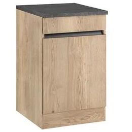 Sp&uuml;lenschrank Optifit "Roth", braun (wildeichefarben, wildeichefarben), B:50cm H:88cm T:60cm, Schr&auml;nke, Sp&uuml;lenschrank, Breite 50 cm