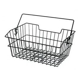 Fahrradkorb Prophete "Fahrradkorb", schwarz, Taschen, B/H/T: 40cm x 30cm x 18,5cm, Kunststoff, B:40cm H:30cm T:18,5cm