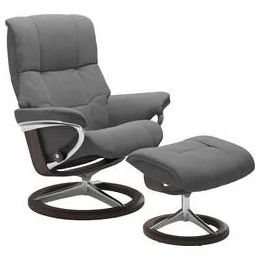 Relaxsessel stressless "Mayfair", grau (dunkelgrau dinamica), B:79cm H:102cm T:44cm, Leder BATICK: BATICK ist ein leicht korrigiertes, durchgef&auml;rbtes und genarbtes M&ouml;belleder, bei dem die meisten Unebenheiten und Spuren in der Regel entfernt wurden.;Leder PALOMA: PALOMA ist ein durchgef&auml;rbtes Semianilin-M&ouml;belleder mit nat&uuml;rlicher Narbung.;ROHLEDER Stoff Q2 FARON: Ein fester zuverl&auml;ssiger Boucl&eacute; mi