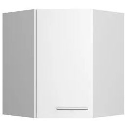 Eckh&auml;ngeschrank Optifit "Klara", wei&szlig;, B:60cm H:70,4cm T:34,9cm, Holzwerkstoff, Schr&auml;nke, Eckh&auml;ngeschrank, Breite 60 x 60 cm