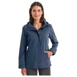 Outdoorjacke Killtec "Inkele", Damen, Gr. 36, blau (navy), Obermaterial: 100% Polyester;Obermaterial 2: 100% Polyester;Futter: 100% Polyester, Jacken Outdoorjacke