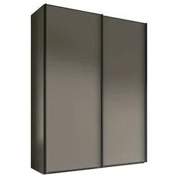 Schwebet&uuml;renschrank STAUD "Sinfonie Plus, edles Design in hochwertiger Qualit&auml;t, Made in Germany", braun (mocca), B:167cm H:222cm T:68cm, Holzwerkstoff, Schr&auml;nke, Schwebet&uuml;renschrank, Mit vier verschiedenen Ausstattungsvarianten