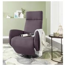 Sit & More TV-Sessel SIT & MORE "Kobra", grau (anthrazit), B:71cm H:110cm T:82cm, Luxus-Microfaser (90% Polyester, 10% Polyamid);Flachgewebe (100% Polyester);Struktur (100% Polyester), Sessel