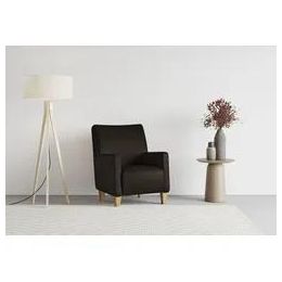Sit & More Sessel SIT & MORE "Bosse", braun (mocca), B:74cm H:93cm T:81cm, Sessel, Sessel, mit Federkern