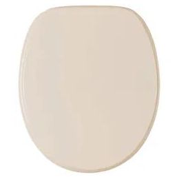 WC-Sitz Sanilo, beige, B:37,7cm L:47cm, MDF - Mitteldichte Holzfaserplatte, WC-Sitze, einfarbig