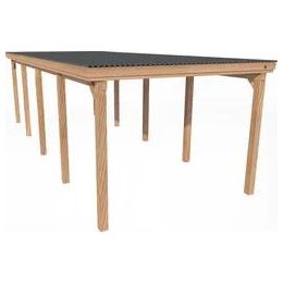 Einzelcarport Weka "617 Gr.3", braun, B/H/T: 215cm x, Carports