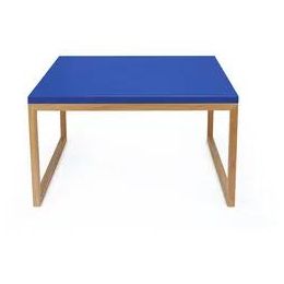 Couchtisch WOODMAN "Cubis, Kaffeetisch, Beistelltisch", blau, B:60cm H:34cm T:50cm, Tische, Couchtisch, im skandinavian Design, Breite 60cm, FSC