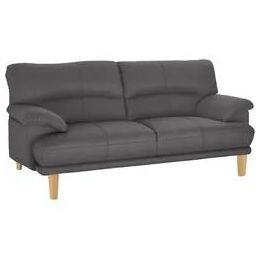 3-Sitzer Trendmanufaktur "Cecilia, Sofa in italienischem Design", grau (stone), B:200cm H:87cm T:90cm, Sofas, mit tollem Sitzkomfort, extrabequeme Armlehnen, Holzf&uuml;&szlig;e
