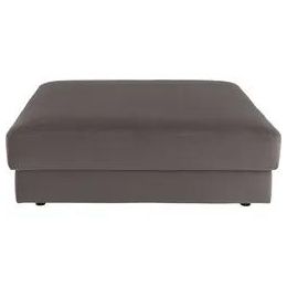 Sofa-Mittelelement Home Affaire "Bloomfield Mega Hocker in 2 Gr&ouml;&szlig;en", grau (taupe), B:128cm H:43cm T:133cm, 100% Polyester, Polsterelemente, Sofa-Element, passende Erweiterung zur Serie "Bloomfield", als Mittelelement passend