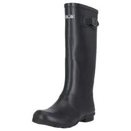 Gummistiefel MOLS "Welly", Damen, Gr. 41, schwarz (schwarz, schwarz), Gummi, Schuhe Gummistiefel, mit hohem Naturkautschuk-Anteil