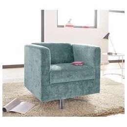 Sessel Home Affaire "Bob Drehsessel, Clubsessel und Cocktailsessel - alles passt", gr&uuml;n (mint), B:72cm H:71cm T:75cm, Feinstruktur weich (92% Polyester, 8% Nylon);Struktur fein ( 100% Polyester);Struktur (30% Polyester, 70% Polyacryl);Struktur grob (40% Polyester, 60% Polyacryl), Sessel, Sessel, drehbar mit Sternfu&szlig;