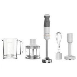 Kenwood Stabmixer "HBM40.306WH", grau (wei&szlig;, grau), B:53cm H:32cm T:12cm, Mixer, Triblade XL, 850 Watt, inkl. 4-teiliges Zubeh&ouml;r Set