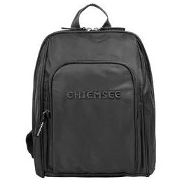 Cityrucksack Chiemsee, Damen, Gr. B/H/T: 30cm x 22cm x 11cm, onesize, grau, Kunstfaser, Rucks&auml;cke Cityrucksack