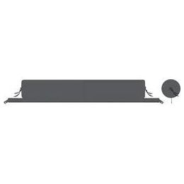 Nackenrolle BENT "XL Lounger Plain", grau, Funktionskissen, B/H/L: 180cm, Polyester, Nackenrolle, L:180cm &Oslash;:30cm