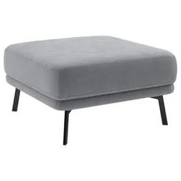 Sch&ouml;ner Wohnen Hocker "Pearl", grau (grau trend), B:80cm H:45cm T:80cm, SCH&Ouml;NER WOHNEN-KOLLEKTION, Hocker, Hocker