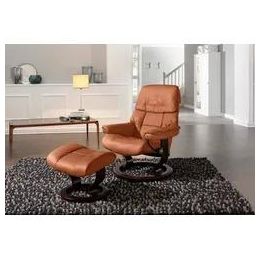 Relaxsessel stressless "Ruby", braun (copper paloma), B:88cm H:99cm T:77cm, Leder BATICK: Batick ist ein leicht korrigiertes, durchgef&auml;rbtes und genarbtes M&ouml;belleder, bei dem die meisten Unebenheiten und Spuren in der Regel entfernt wurden. Batick wird mitunter doppelt&ouml;nig gef&auml;rbt, um der Oberfl&auml;che mehr Lebendigkeit zu verleihen. Dank einer sch&uuml;tzenden Oberfl&auml;chenbehandlung lassen sich die meiste