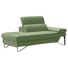 Ottomane Egoitaliano "Princess, elegantes Designsofa mit erstklassigem Sitzkomfort", gr&uuml;n (sprite), B:177cm H:95cm T:108cm, Leder CAREZZA (echtes Rindsleder) ist ein Naturleder, dass die urspr&uuml;nglichen Eigenschaften der Haut nicht ver&auml;ndert. Das Vorhandensein von verheilten Narben, K&ouml;rnungsunterschiede, Falten, Adern, Unterschiede in den Farbt&ouml;nen und andere Spuren, die die Natur auf diesen Fellen