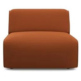 Sessel OTTO HOME "Merid Sofa-Mittel-Element, Breite: 84 cm", orange (terra), B:84cm H:70cm T:97cm, Struktur fein (100% Polyester);Samtoptik (100% Polyester);Samtcord (92% Polyester, 8% Polyamid), Sessel, Sessel, als Modul oder separat verwendbar, f&uuml;r individuelle Zusammenstellung