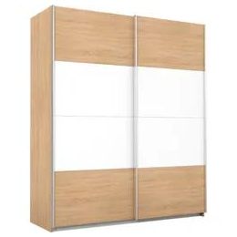 Schwebet&uuml;renschrank Rauch "Quadra Kleiderschrank Schrank Gaderobe", wei&szlig; (struktureichefarben hell, wei&szlig;), B:181cm H:210cm T:62cm, Holzwerkstoff, Schr&auml;nke, Schwebet&uuml;renschrank, mit M&ouml;glichkeit zur individuellen Frontgestaltung, leichtg&auml;ngige T&uuml;ren