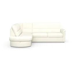 Sit & More Ecksofa SIT & MORE "Panini L-Form", beige (creme), B:243cm H:87cm T:175cm, Sofas, Ecksofa, wahlweise mit Bettfunktion und Bettkasten