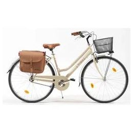 Singlespeed "Citybike 603 Lady" Gr. 46, beige (beige, beige), VENICE - I LOVE ITALY, Fahrr&auml;der, 46cm, 28 Zoll (71,12cm), f&uuml;r Damen
