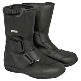 Motorradstiefel Outstars "Valencia" Gr. 44, schwarz, Schuhe, 44, Obermaterial: 100% Polyurethan. Innenfutter: 100% Polyester, Sicherheits-Tourensohle mit Einlage